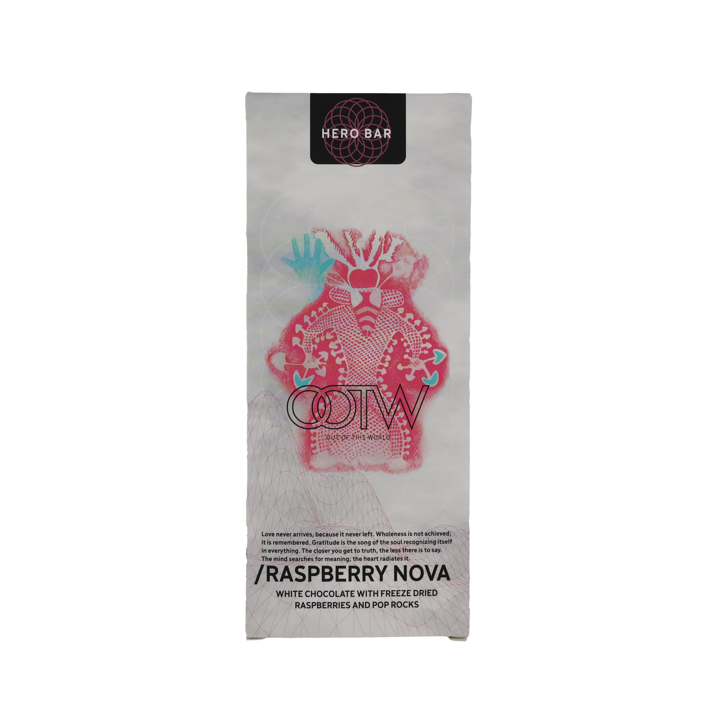 Raspberry Nova Chocolate Bar — 5000mg Mushroom Blend | Out Of This World